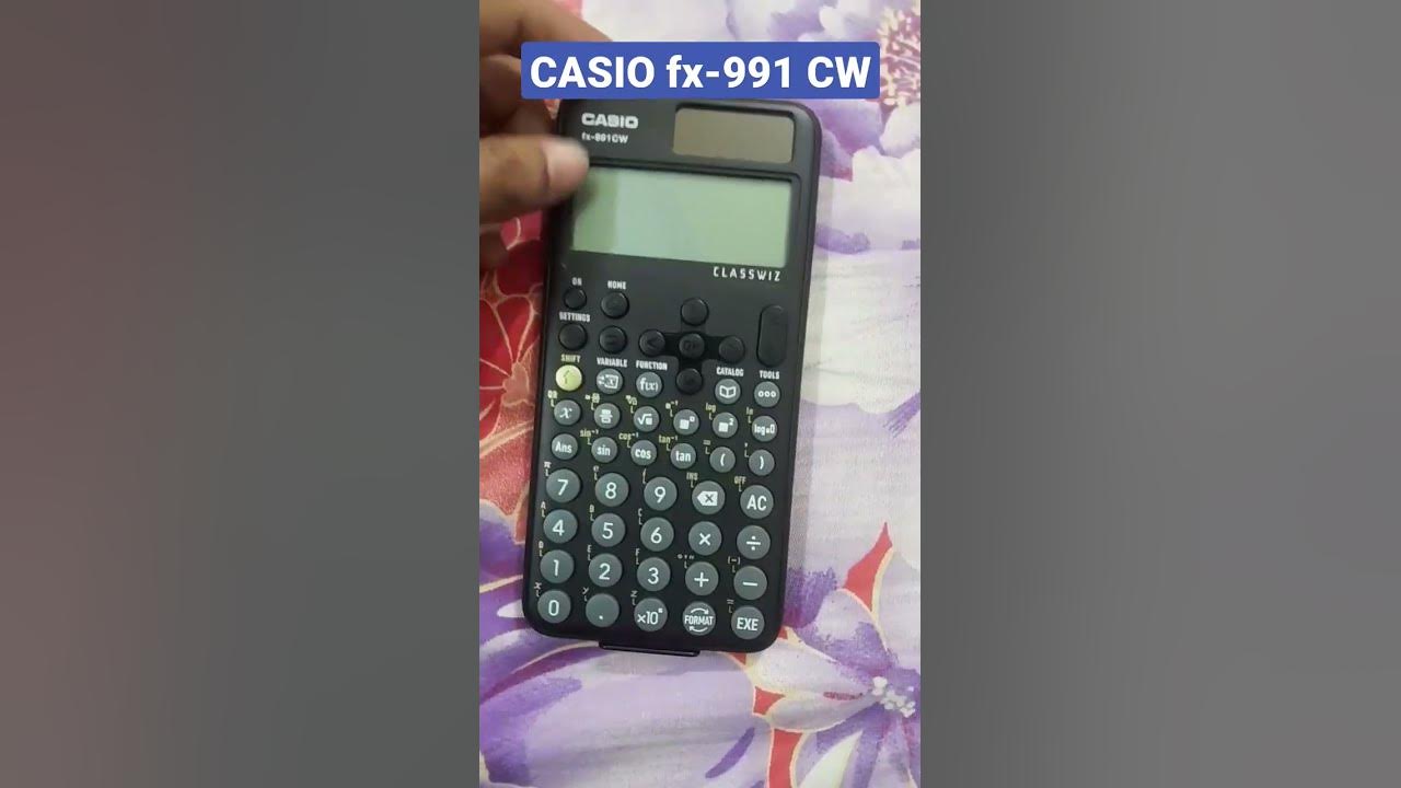 CASIO fx-991CW - YouTube