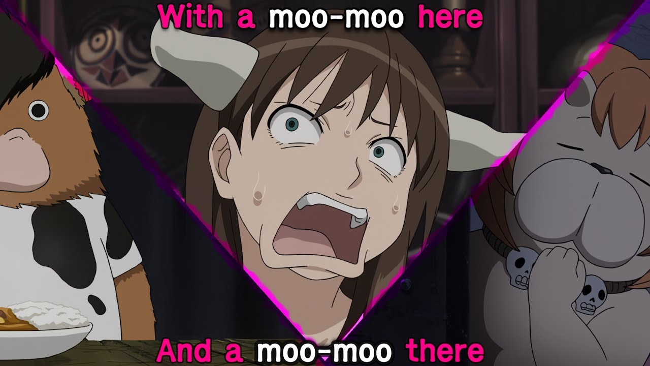 Yondemasuyo, Azazel-san - Cow Transformation (4K) - YouTube