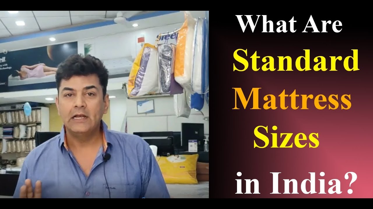 MATTRESS SIZES in India - YouTube