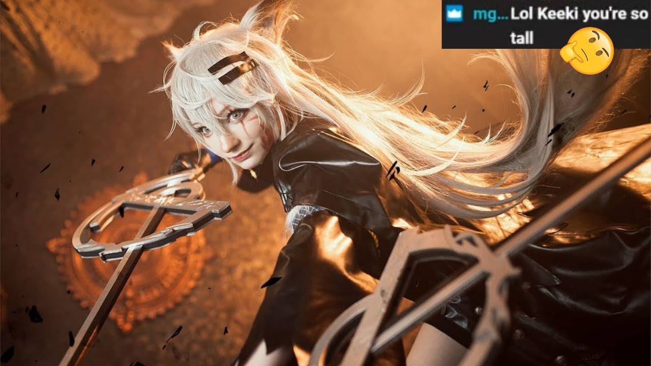 Keeki Shows Her Lappland Cosplay On Stream【KEEKIHIMEケーキ姫】 - YouTube