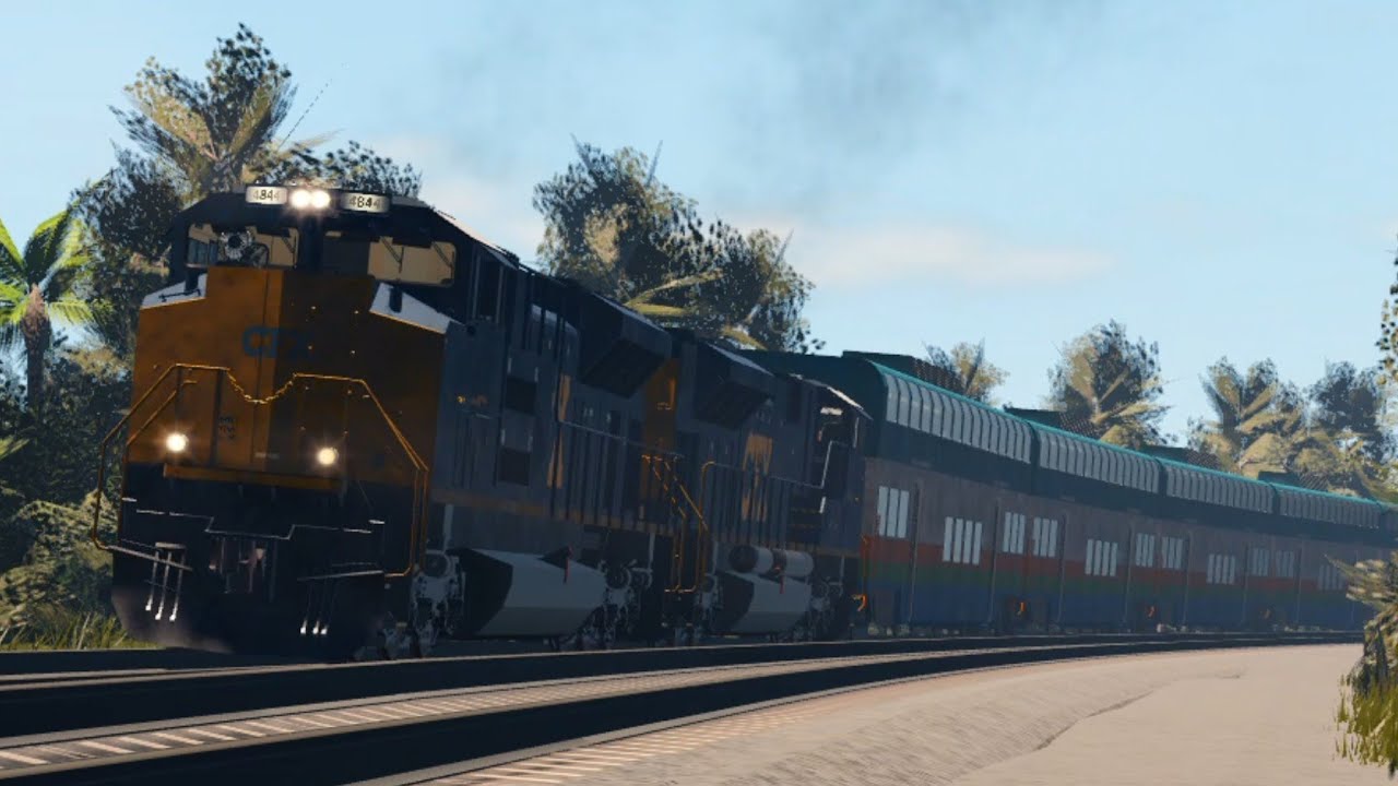 A Short Chase of a Dev Train in Roblox (Rail Sim Universe) - YouTube