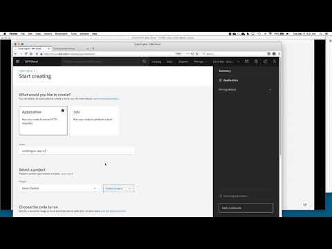 IBM Cloud Code Engine: go cloud native quickly - Hello World application demo - YouTube