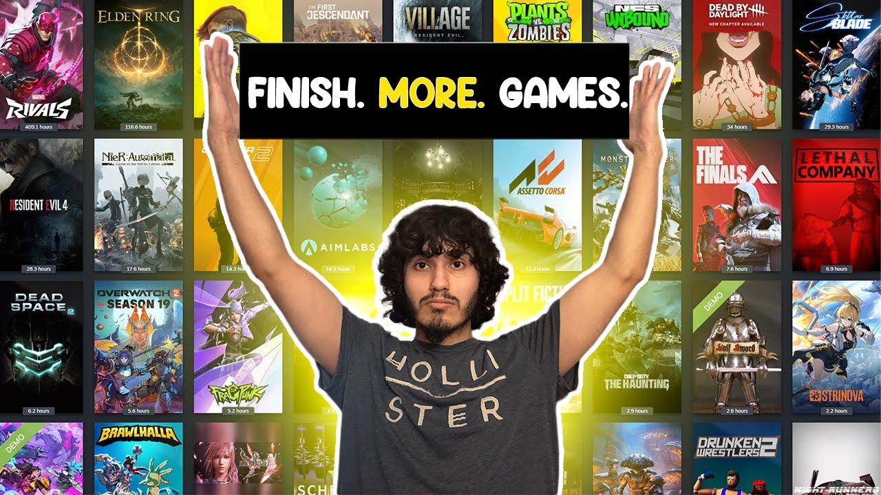 How to ACTUALLY finish more games. - YouTube