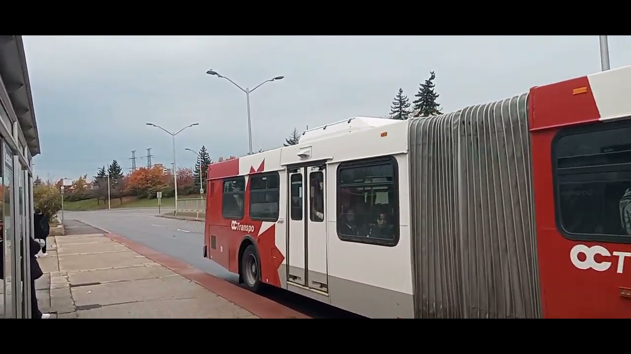 OC Transpo bus #6366 a 2008 New Flyer D60LF articulated Low Floor bus ...