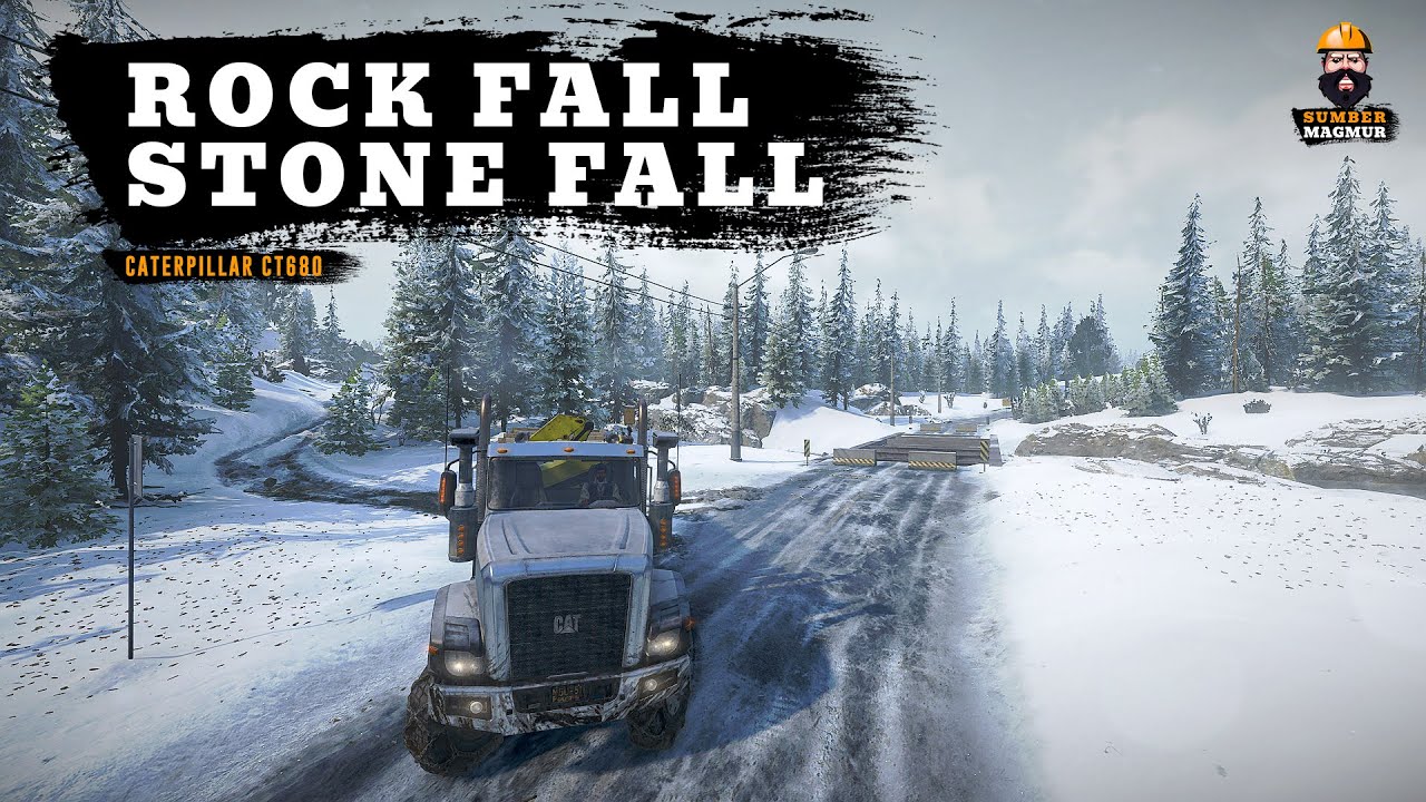 Rock Fall & Stone Fall - SnowRunner - YouTube