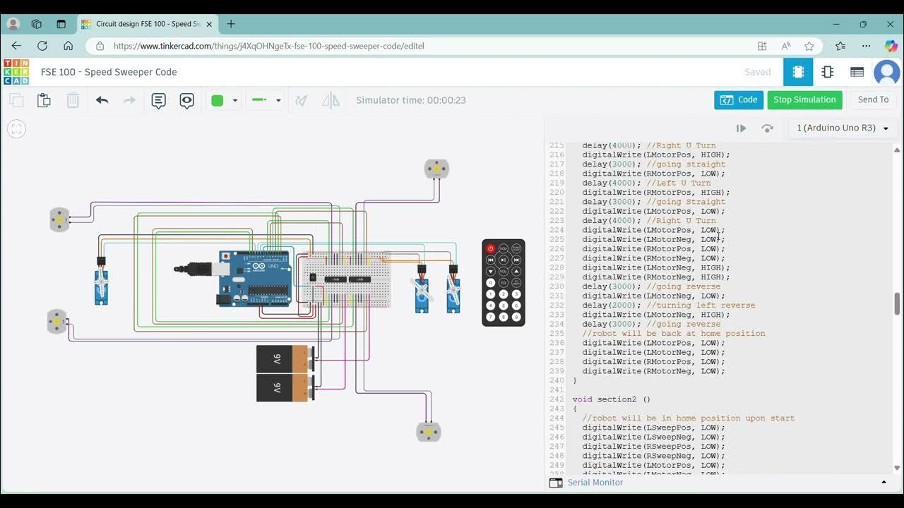 FSE 100 - Speed Sweeper Code Demo - YouTube