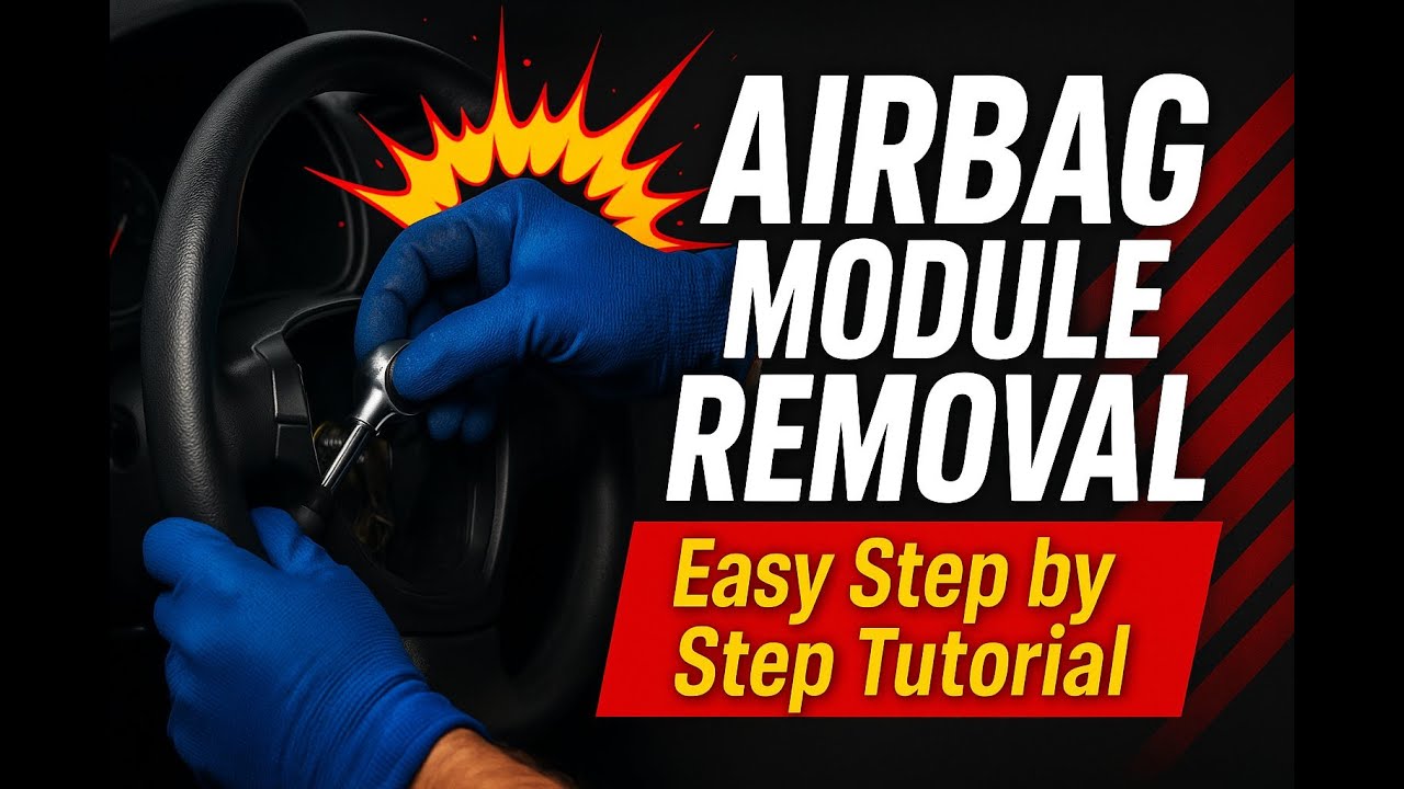 DIY Nissan Car Truck Airbag Module Removal Made Easy! | #fullvideo ...