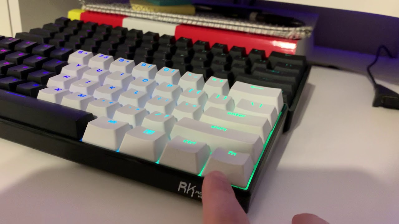 Dk-63 x Dk61 x Rk61 mechanical keyboard - YouTube