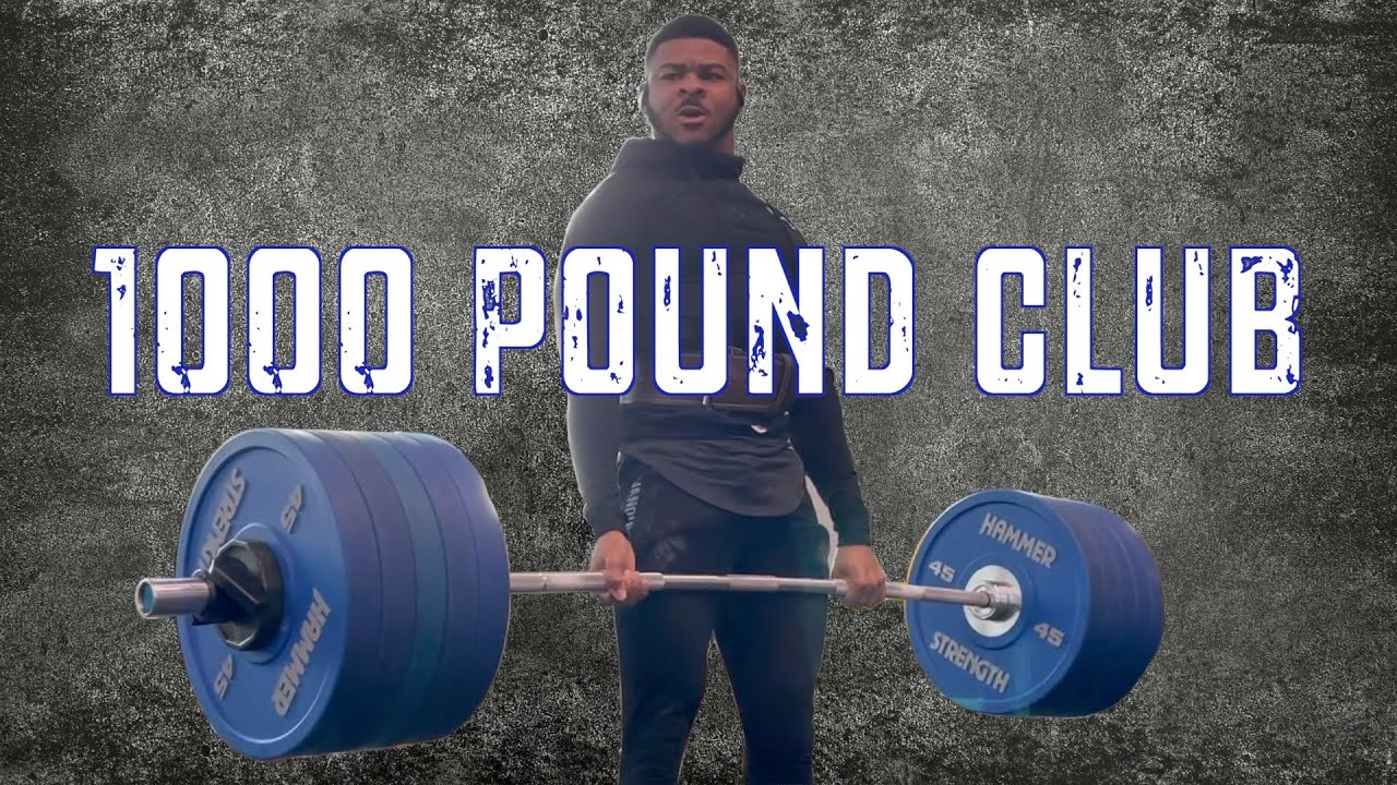 Air Force Strongman Destroys 1000 Pound Club (CRAZY PR) - YouTube