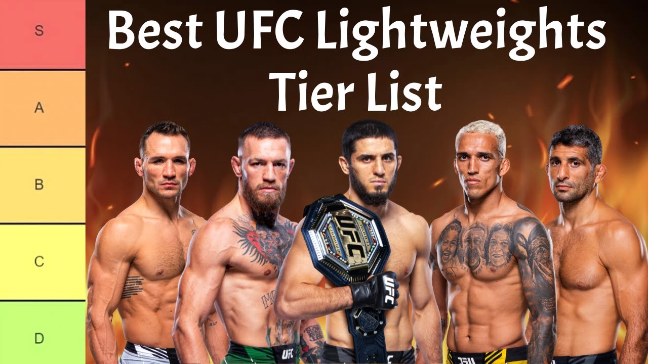 Ranking The Best & Worst Lightweights In The UFC. Tier List - YouTube