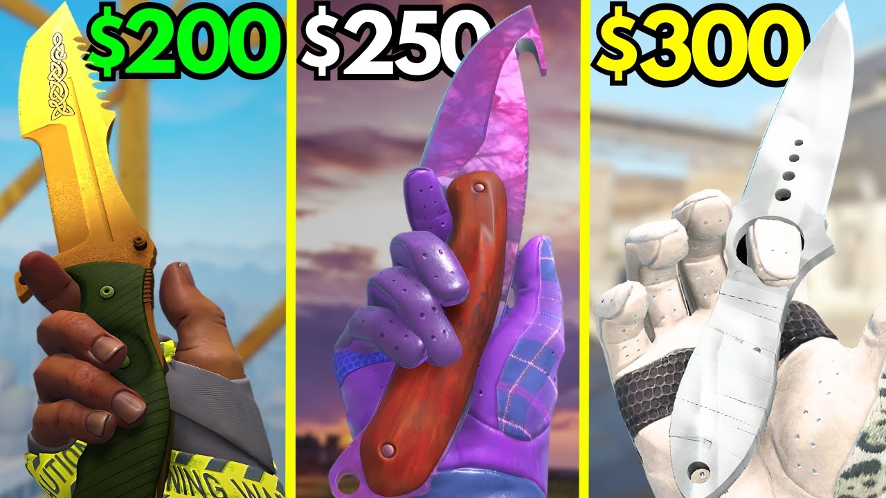 BEST Budget KNIFE & GLOVE COMBOS Under $300 (CS2 CHEAP KNIFE + GLOVES ...