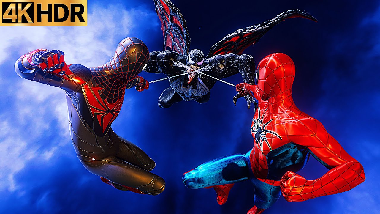 Spider-Armour MK4 & Advanced Tech Suits vs. Venom | Marvel's Spider-Man ...