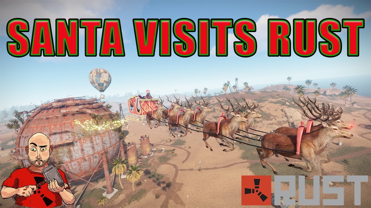 Santa Visits RUST | Rust Admin - YouTube