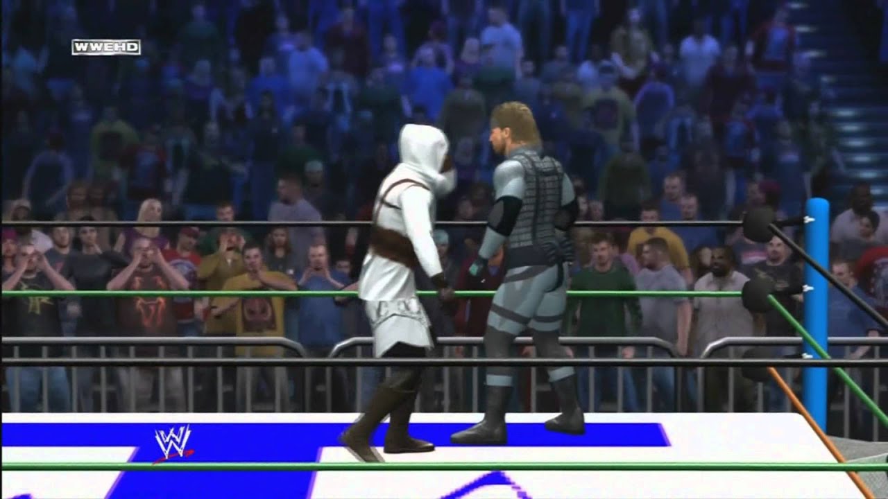 WWE 12 - Ezio Auditore vs Solid Snake - YouTube