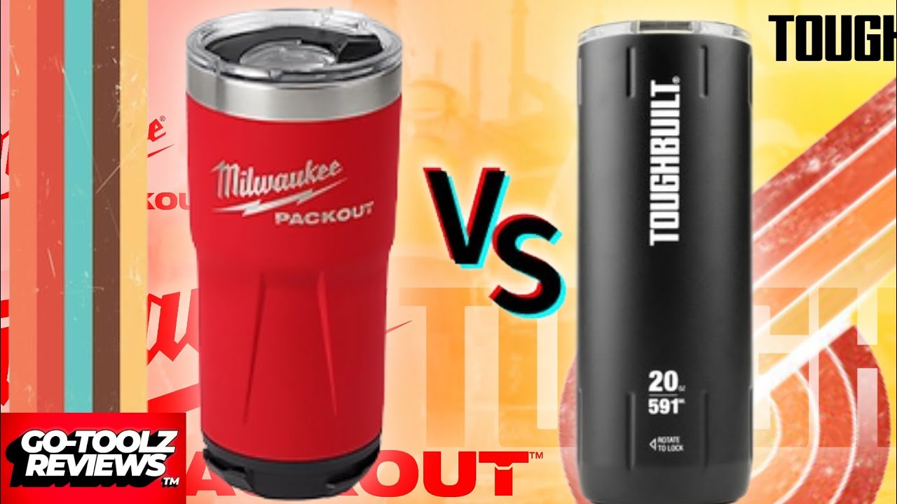 Milwaukee 20oz tumbler vs ToughBuilt stacktech 20oz tumbler #stacktech ...