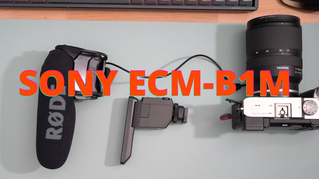 The perfect Mic for the Sony A7C (Sony ECM-B1M) - YouTube