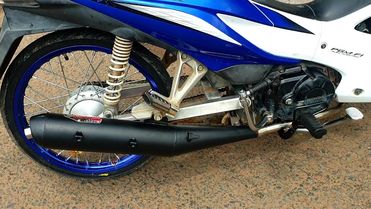 รีวิวติดตั่งชุดพักเท้าหน้าพร้อมท่อผ่าหมก CHAN SPEED ใส่กับ wave110i ...