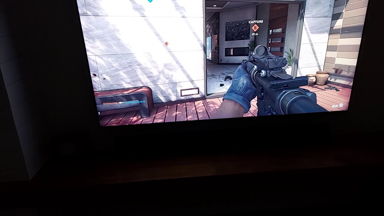 Samsung Q90T Ghosting/Pixel Overshoot - YouTube