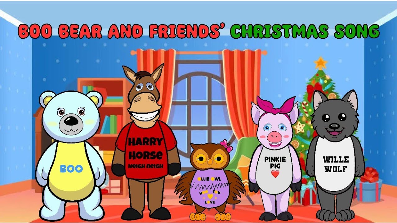Boo Bear and Friends: Christmas Song 🎄 🎶 #kidssongs #kidsmusic # ...