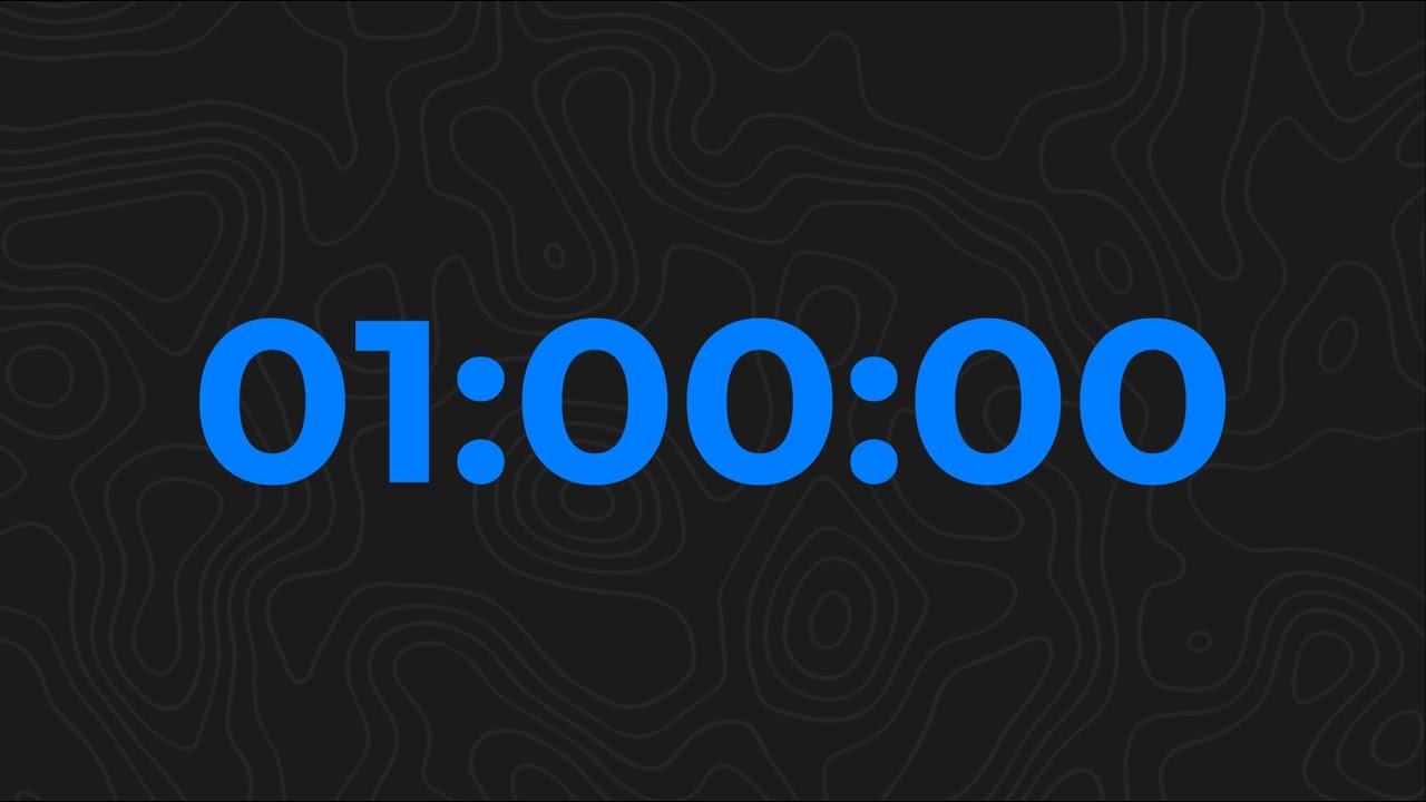 1 Hour Timer Countdown #timer #reminder #countdown #1hour #1hourloop ...