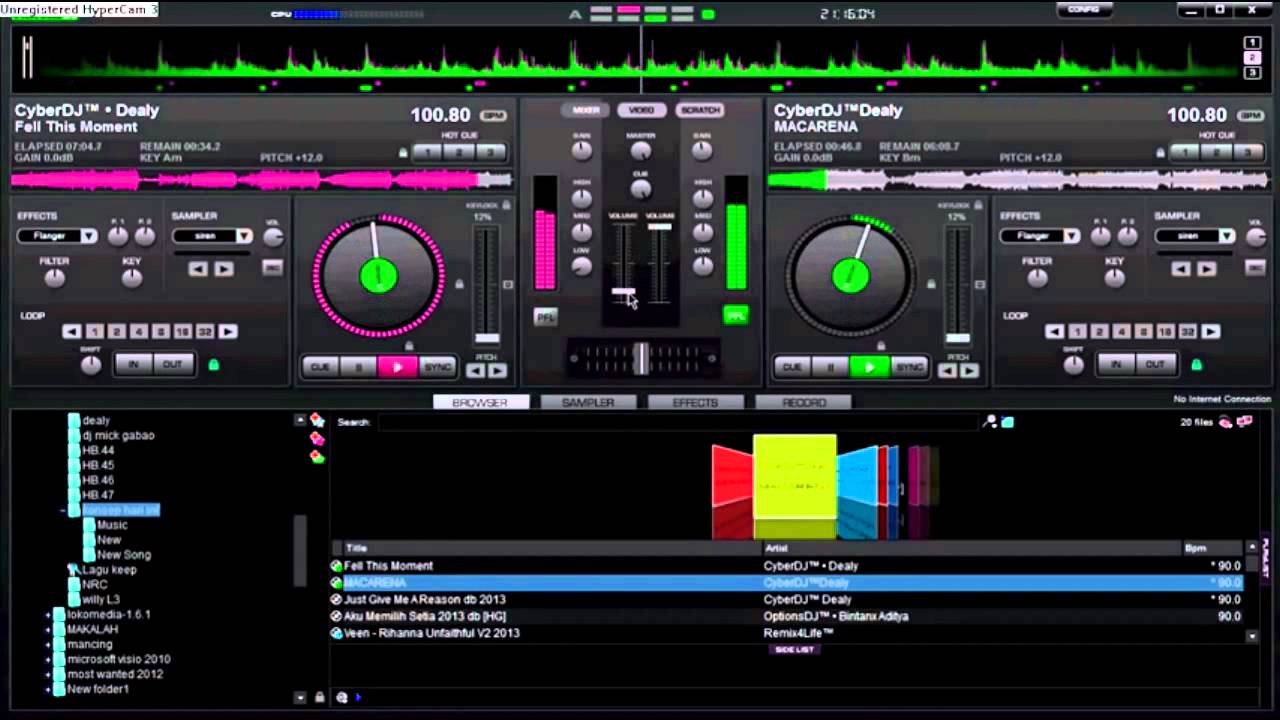 DJ DENY NRC™CARA MENYAMBUNG DJ DI VITRUAL DJ 7 - YouTube