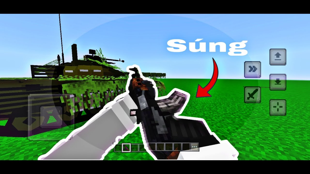 Nếu súng xuất hiện trong Minecraft | Addon Súng 3D | Modern Military ...