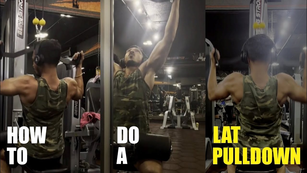 How to use the "LAT PULLDOWN" Machine - YouTube