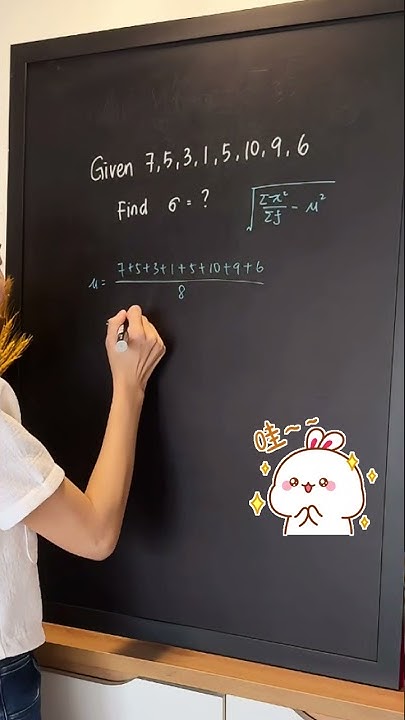 Standard Deviation Youtube