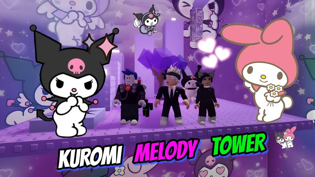 AKU MENCOBA PARKOUR DI KUROMI & MY MELODY TOWER - YouTube