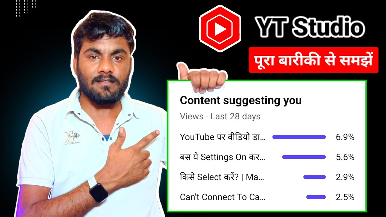 Content Suggesting You Meaning In Hindi YT Studio | YT Studio Content ...