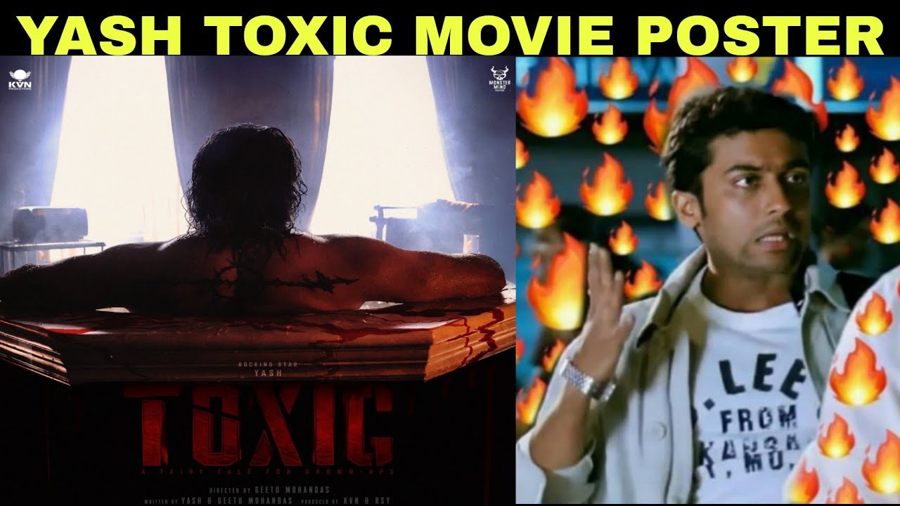 Yash toxic movie poster / in 100 days poster / toxic new poster / yash ...