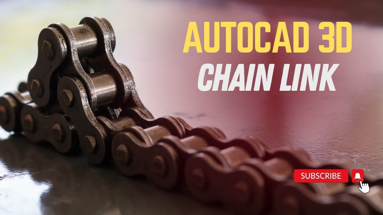 Chain Link Design in AutoCAD - YouTube