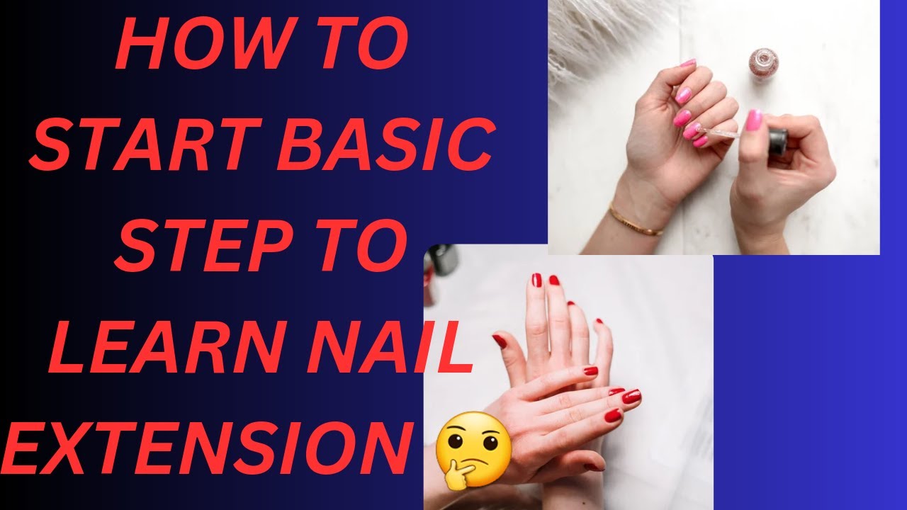 How to start basic step to learn nail💅💅 extension | nail extension ...