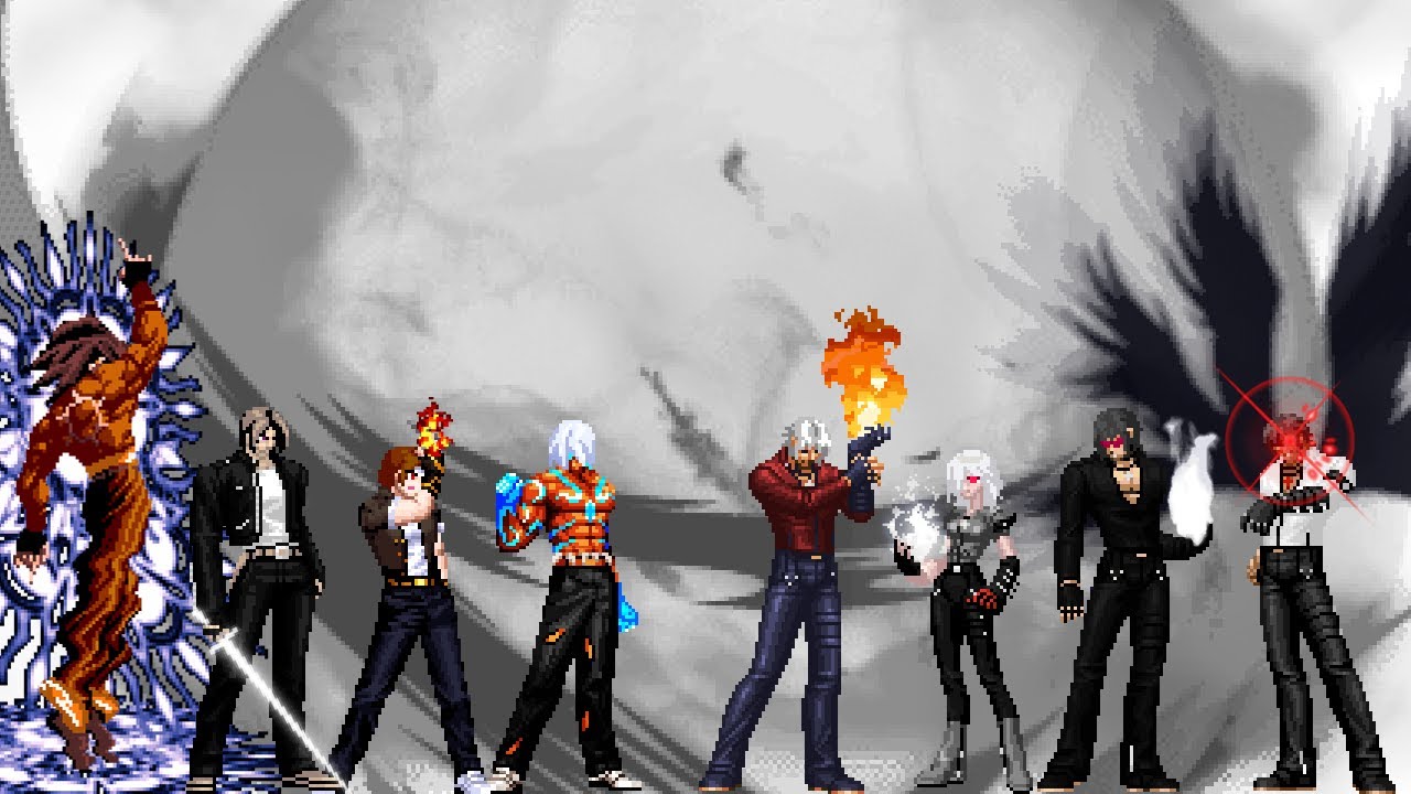 Kyo & Kyoko Kusanagi Team vs Nao & Naori Team | KOF MUGEN - YouTube