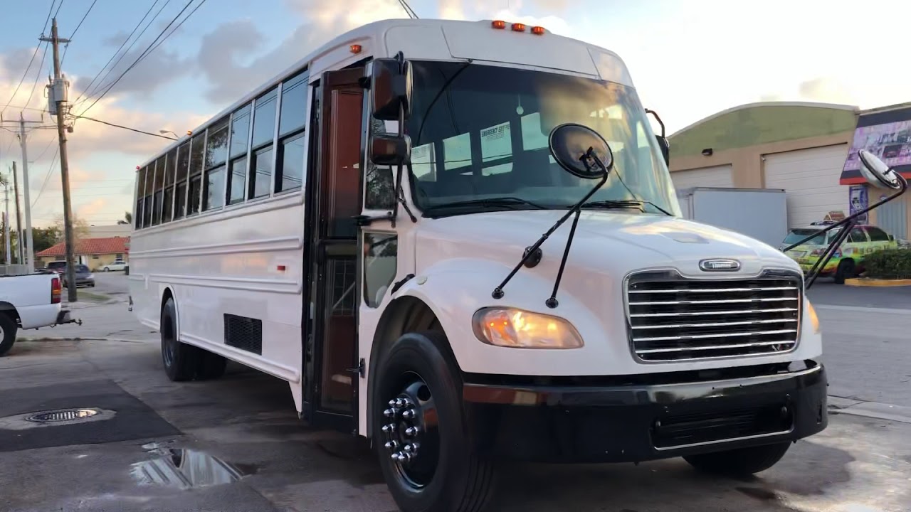 MiamiBusDeals.com 2008 Freightliner / Thomas C2 SCHOOL BUS - YouTube