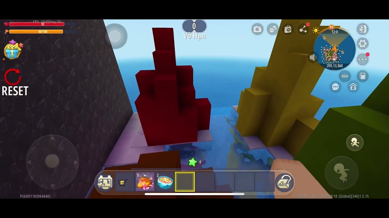 chơi mini world map parkour vuông vức và hỏi #miniworld - YouTube