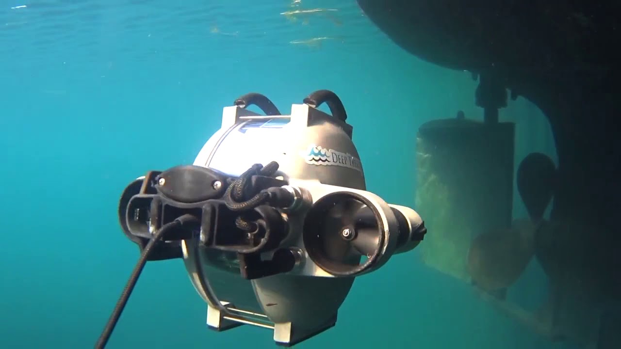 Underwater ROV used for Hull Inspection - YouTube