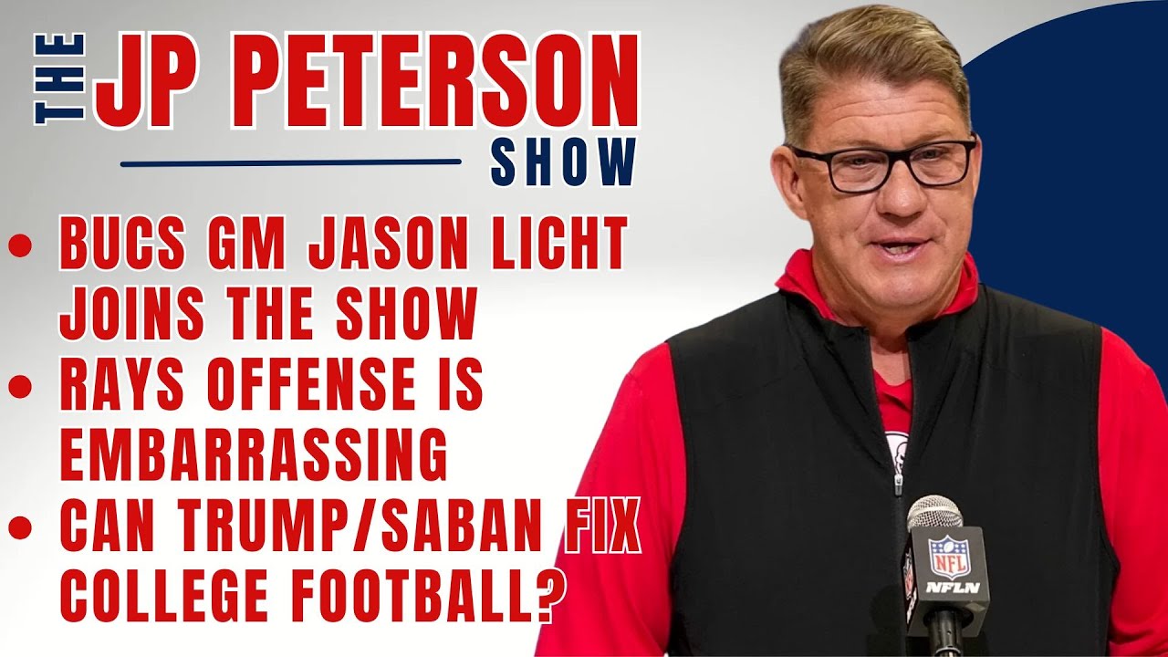 Bucs GM Jason Light Joins Us | Rays Offense is Embarrassing | Can Trump ...