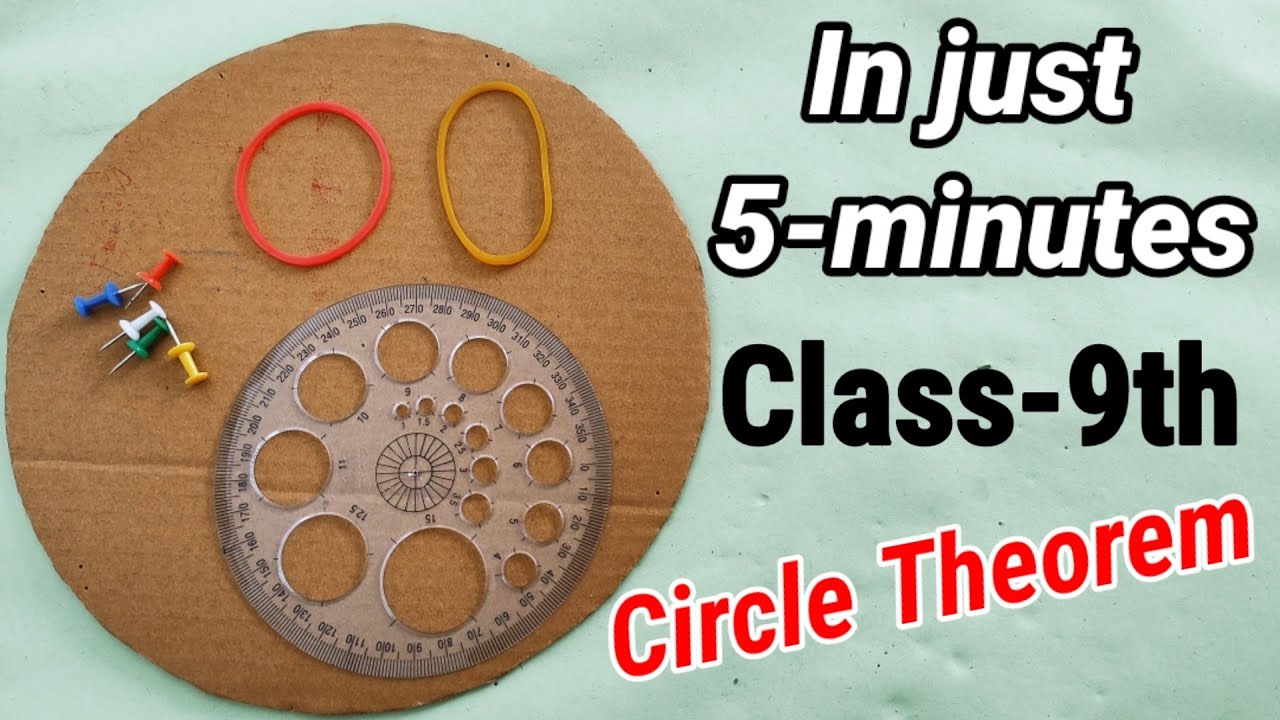 Equal Chords of a circle subtend equal angles at the center || Working ...
