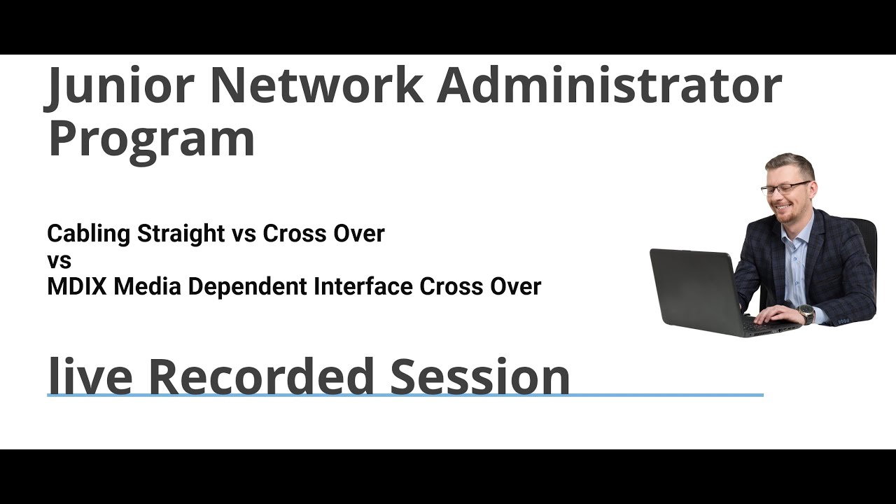 Cabling Straight vs Cross Over vs MDIX Media Dependent Interface Cross Over - YouTube