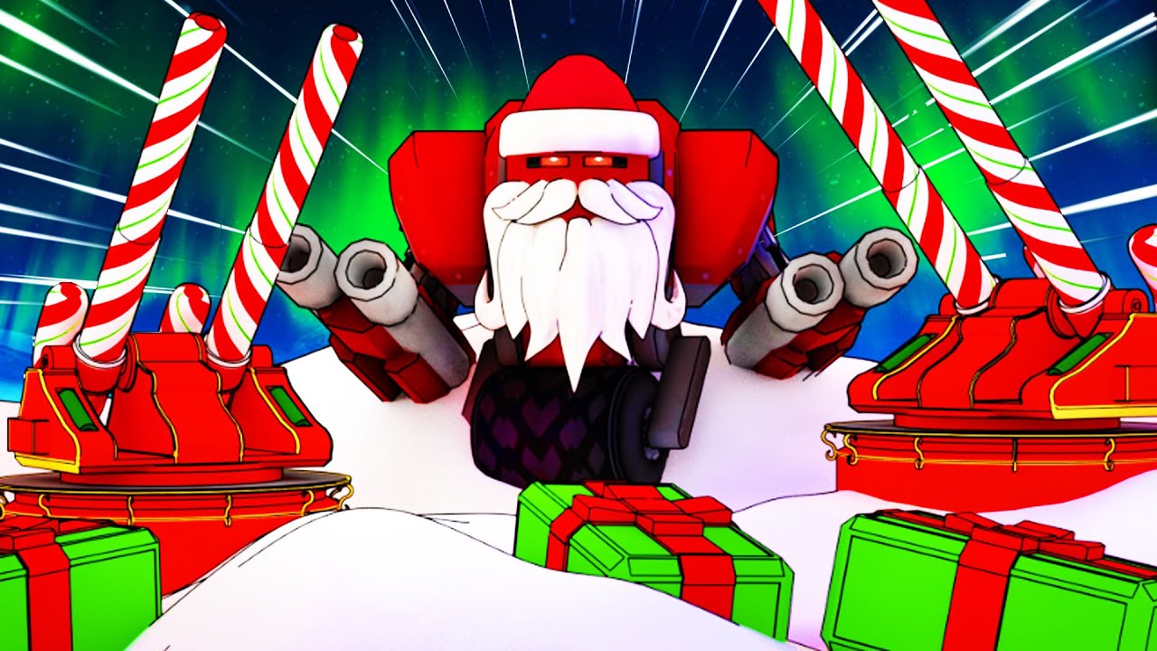 Deploying a Huge BOT ARMY to fight MECHA-SANTA! - YouTube