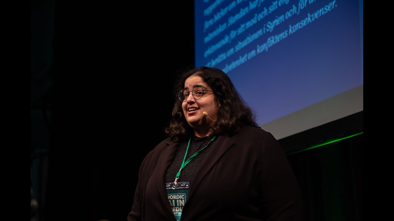 Inas Hamdan - Using AI to investigate misinformation - YouTube