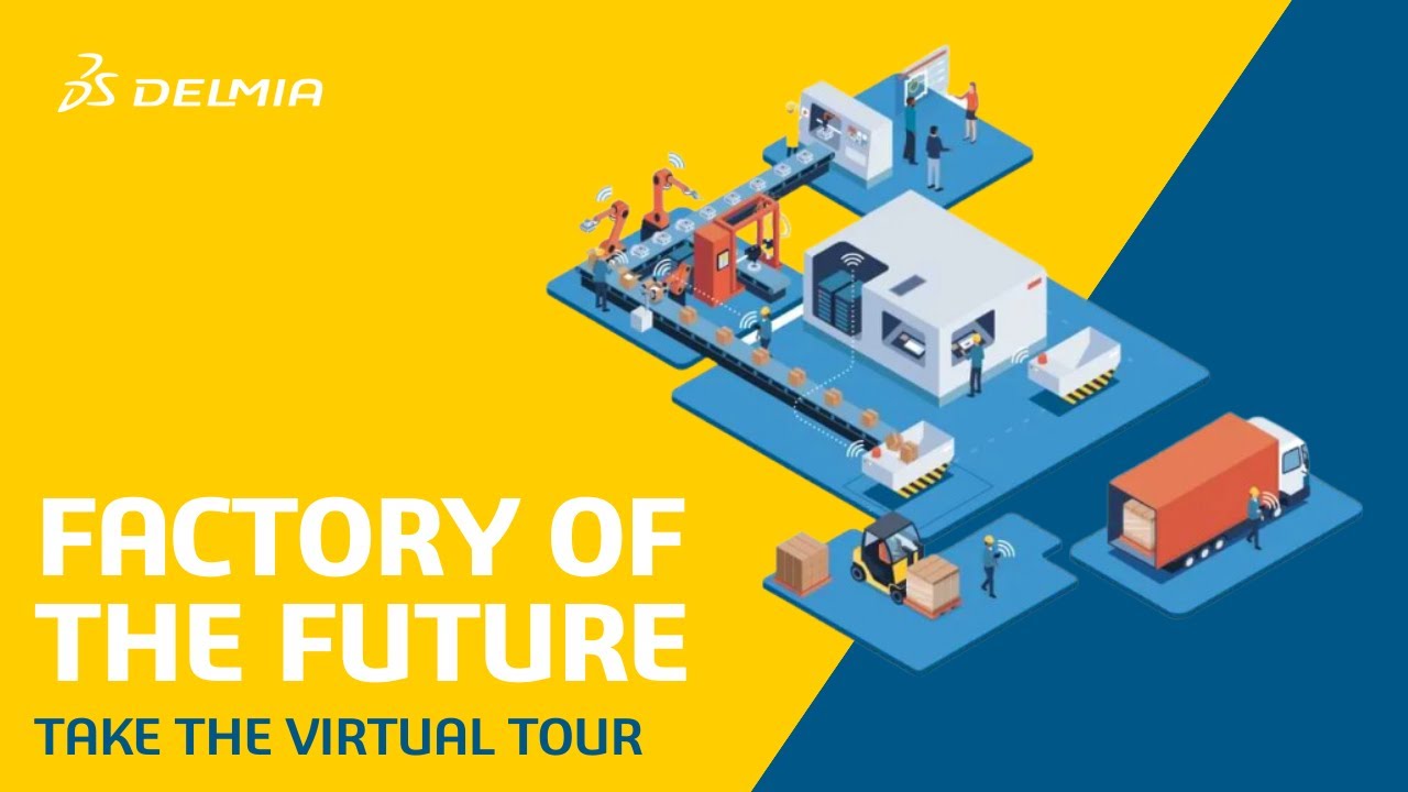 Factory of The Future I DELMIA - YouTube