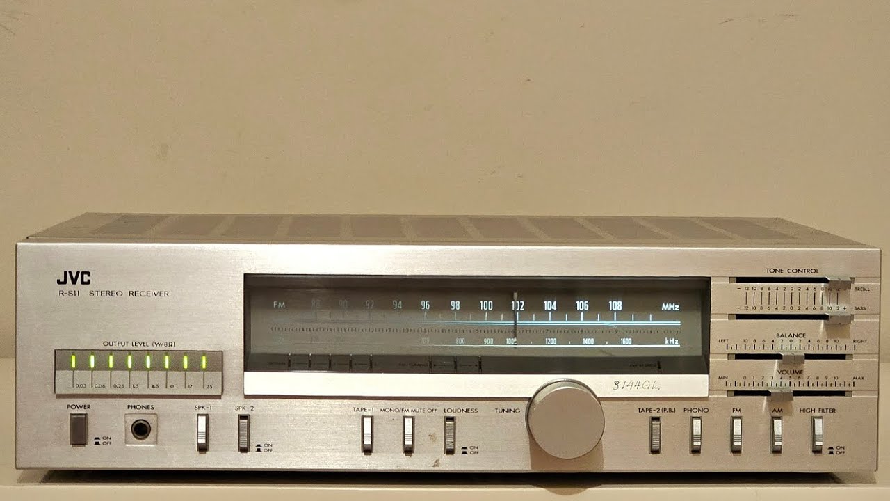 Jvc Amplifier R-S11 - YouTube