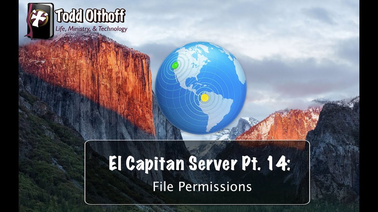 El Capitan Server Part 14: File Permissions - YouTube