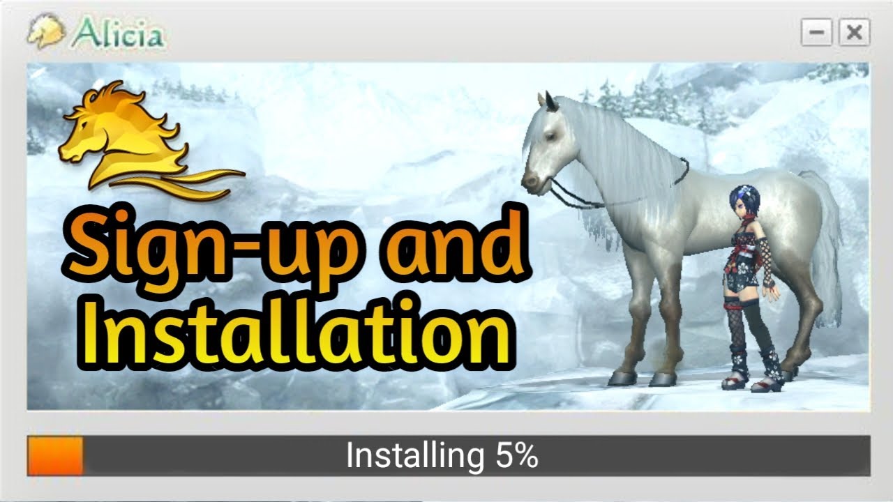 Alicia Online - How to Register and Install the game - YouTube