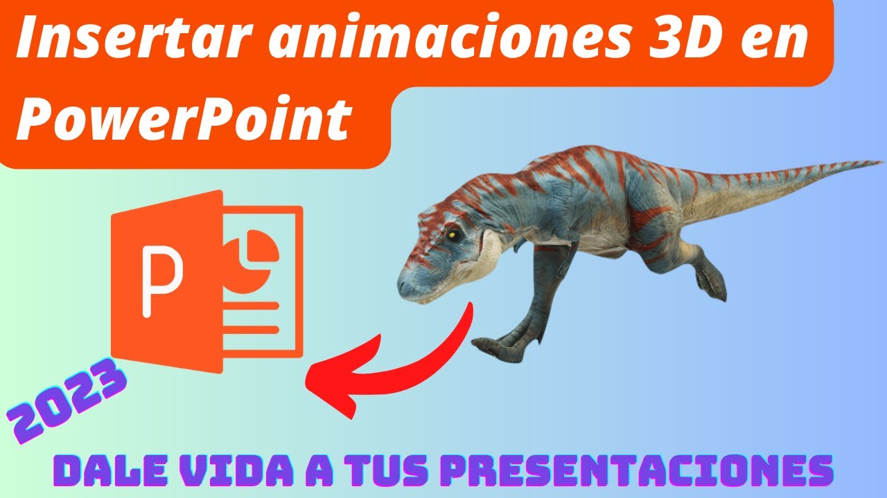 PowerPoint: cómo insertar animaciones 3D - 2023 - YouTube