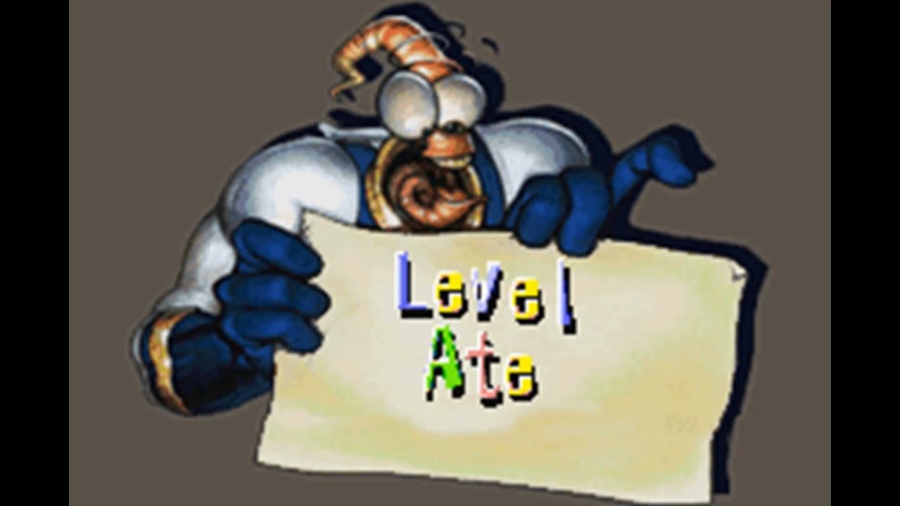 Earthworm Jim 2 (GBA) Level Ate Walkthrough - YouTube