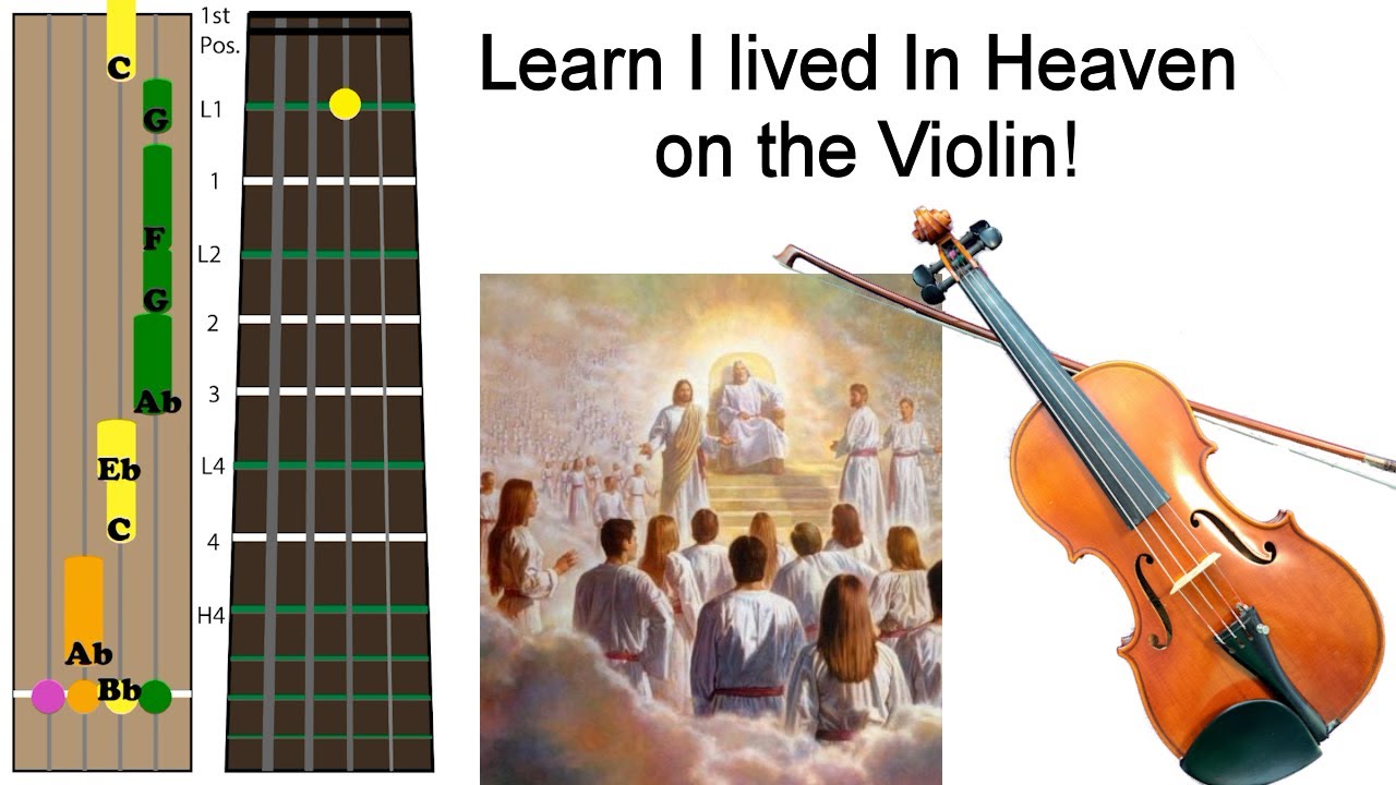 How to Play I Lived In Heaven on Violin (Tabs Tutorial) - YouTube