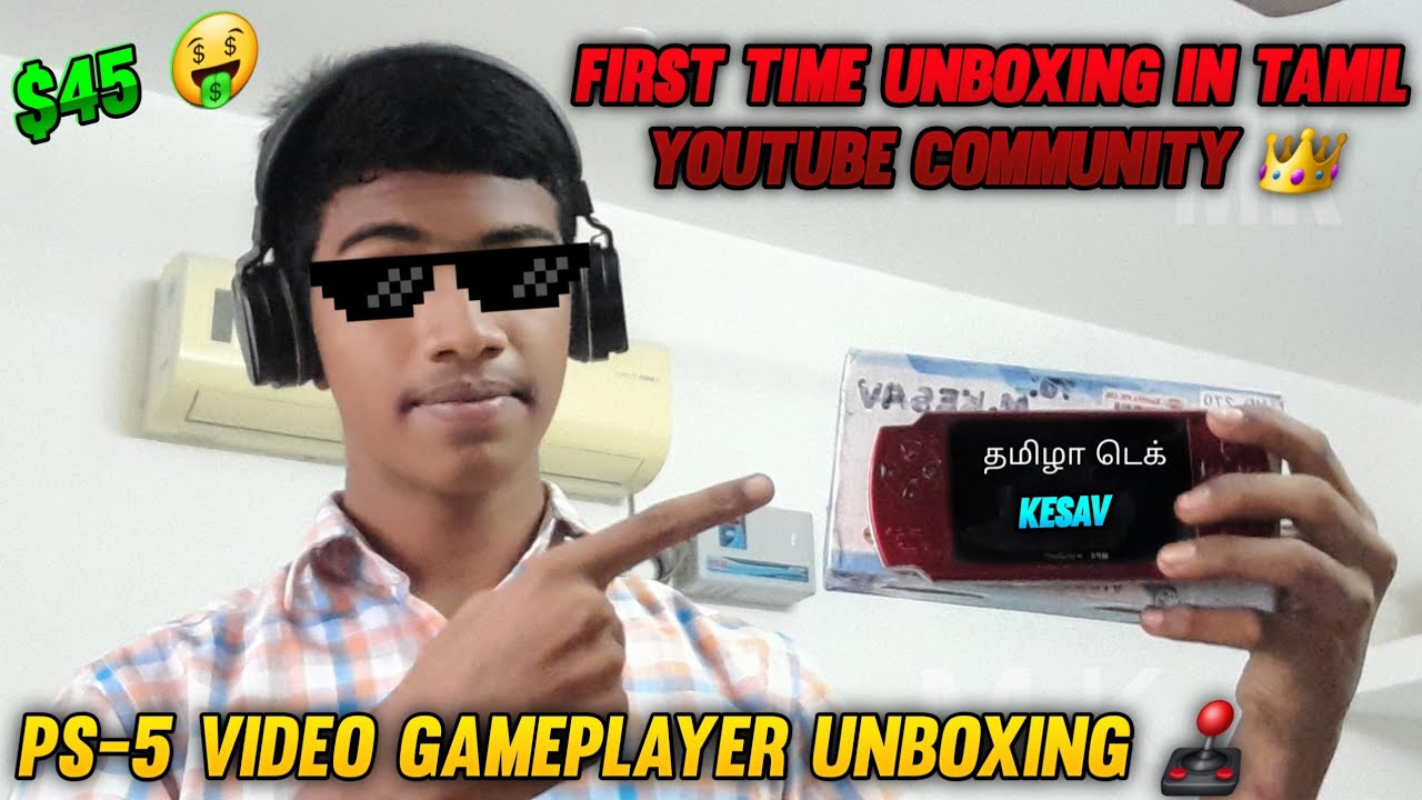 PS-5 Video Gameplayer Unboxing 📦 || First Time Unboxing in Tamil YouTube Community 👑 || Tamila ...